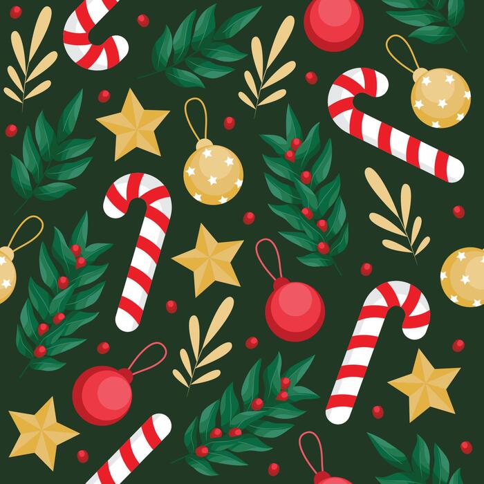 Christmas Pattern Vector Art, Icons, and Graphics for Free Download