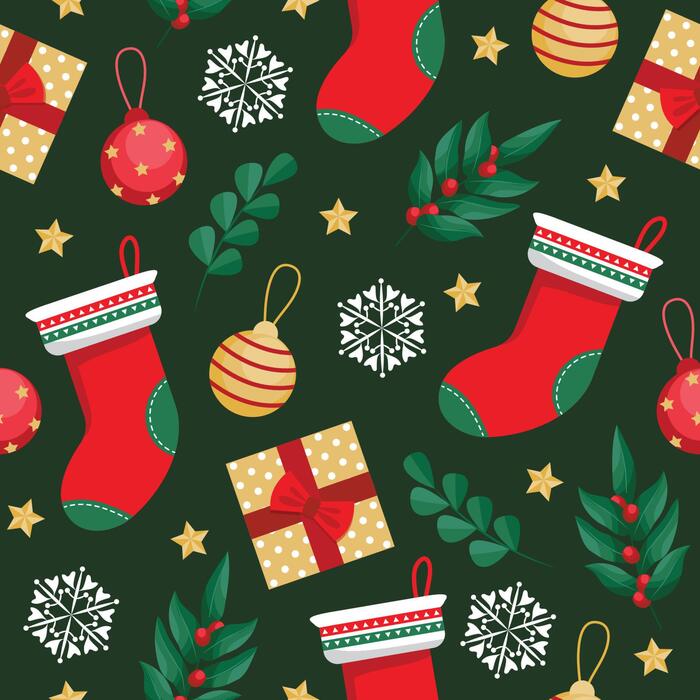Christmas Pattern Vector Art, Icons, and Graphics for Free Download