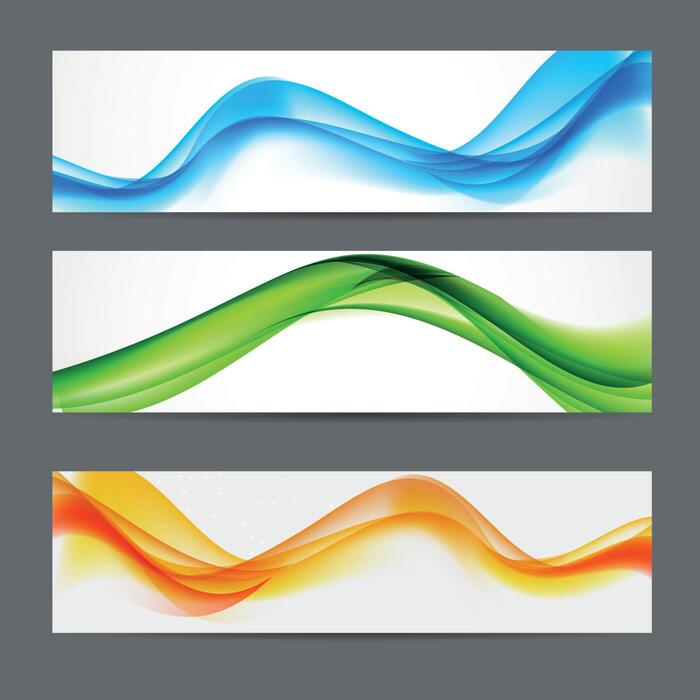Abstract Colored Wave Background. Vector Illustration 4546392 Vector ...