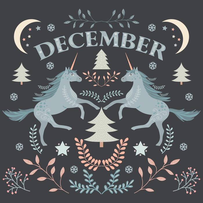 Unicorn Calendar Vector Art, Icons, and Graphics for Free Download