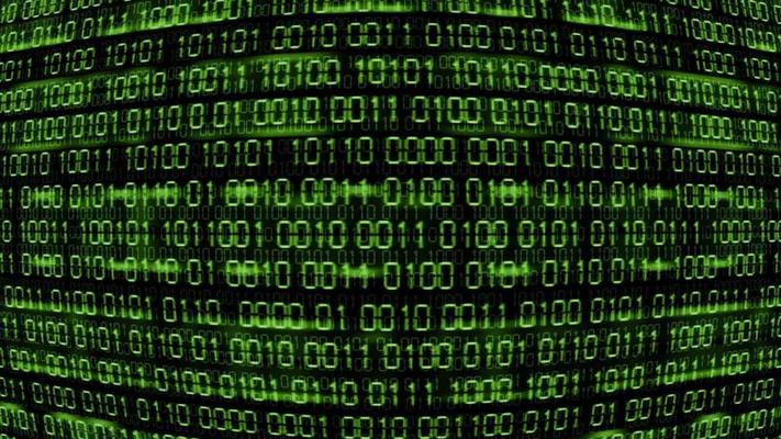 Human eye and binary codes 4575373 Stock Video at Vecteezy