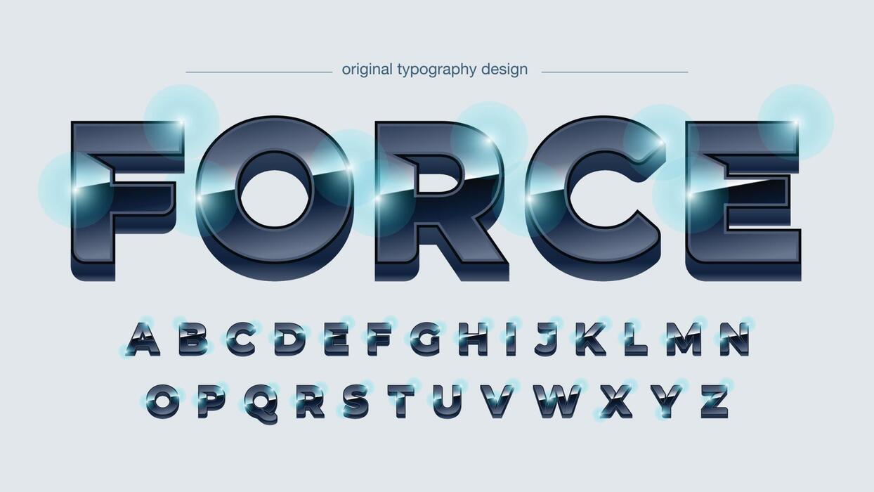 3d Fonts Vector Art, Icons, and Graphics for Free Download
