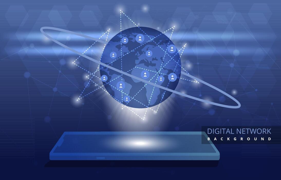 Digital Networking Vector Art Icons And Graphics For Free Download