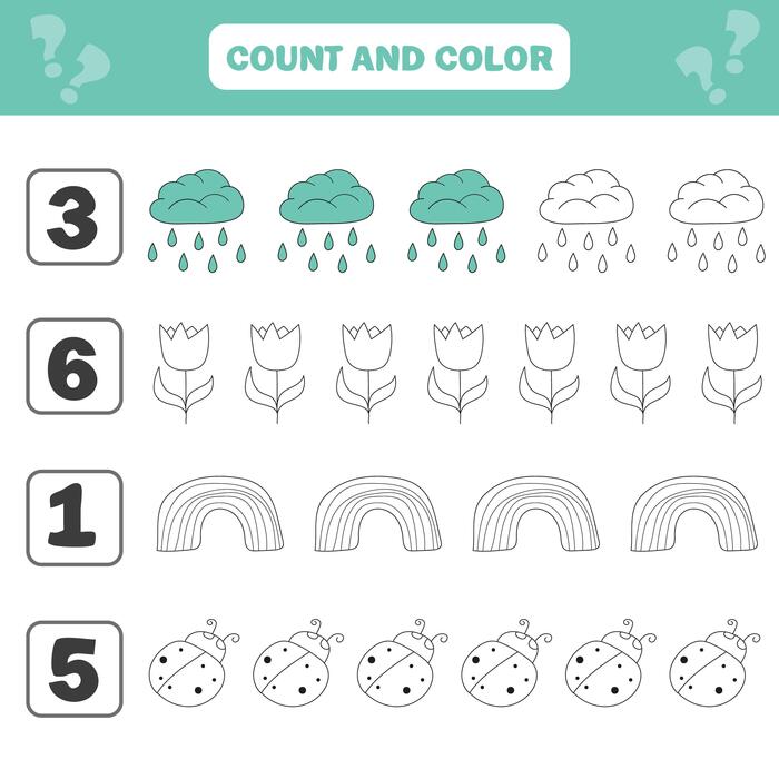 Count And Color Vector Art, Icons, and Graphics for Free Download