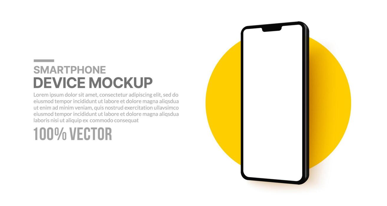 Phone Mockup Vector Art Icons And Graphics For Free Download