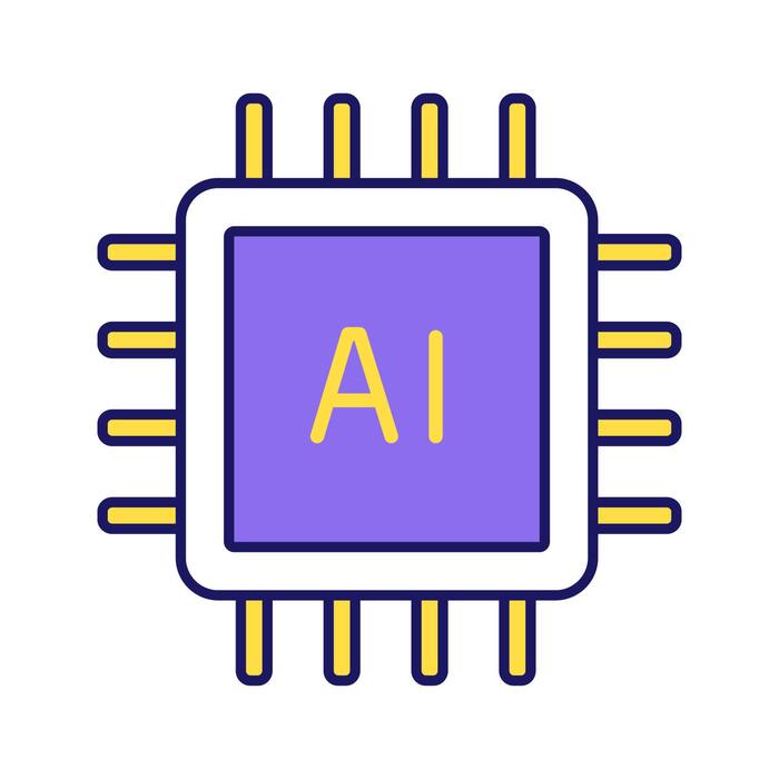 Processor color icon. Microprocessor. CPU. Central processing unit ...