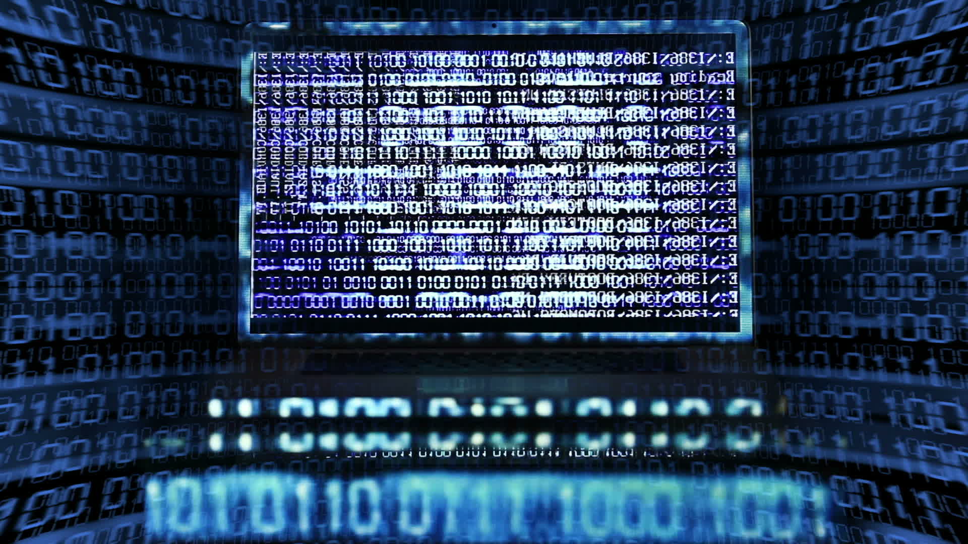 Computer bug and Glitch with Binary Codes 4621877 Stock Video at Vecteezy