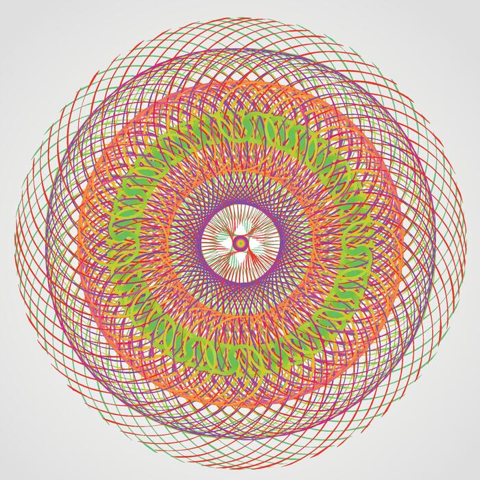 Colorful Abstract Psychedelic Art Background. Vector Illustratio ...