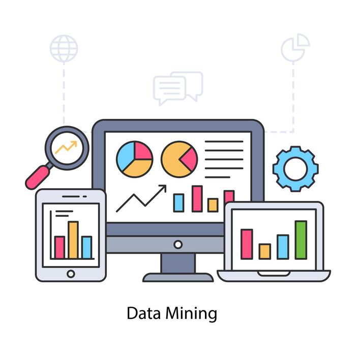 Data Mining Vector Art, Icons, and Graphics for Free Download