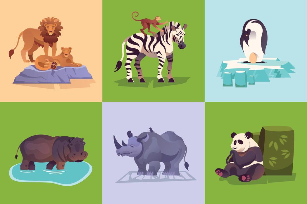 Zoo Vector Art, Icons, and Graphics for Free Download