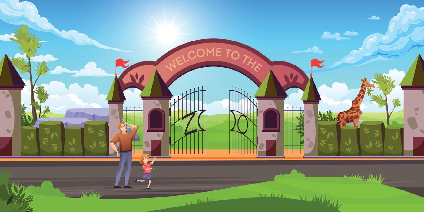 Zoo Vector Art, Icons, and Graphics for Free Download