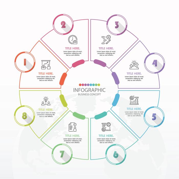 Page 2 | 9 Point Infographic Vector Art, Icons, and Graphics for Free ...