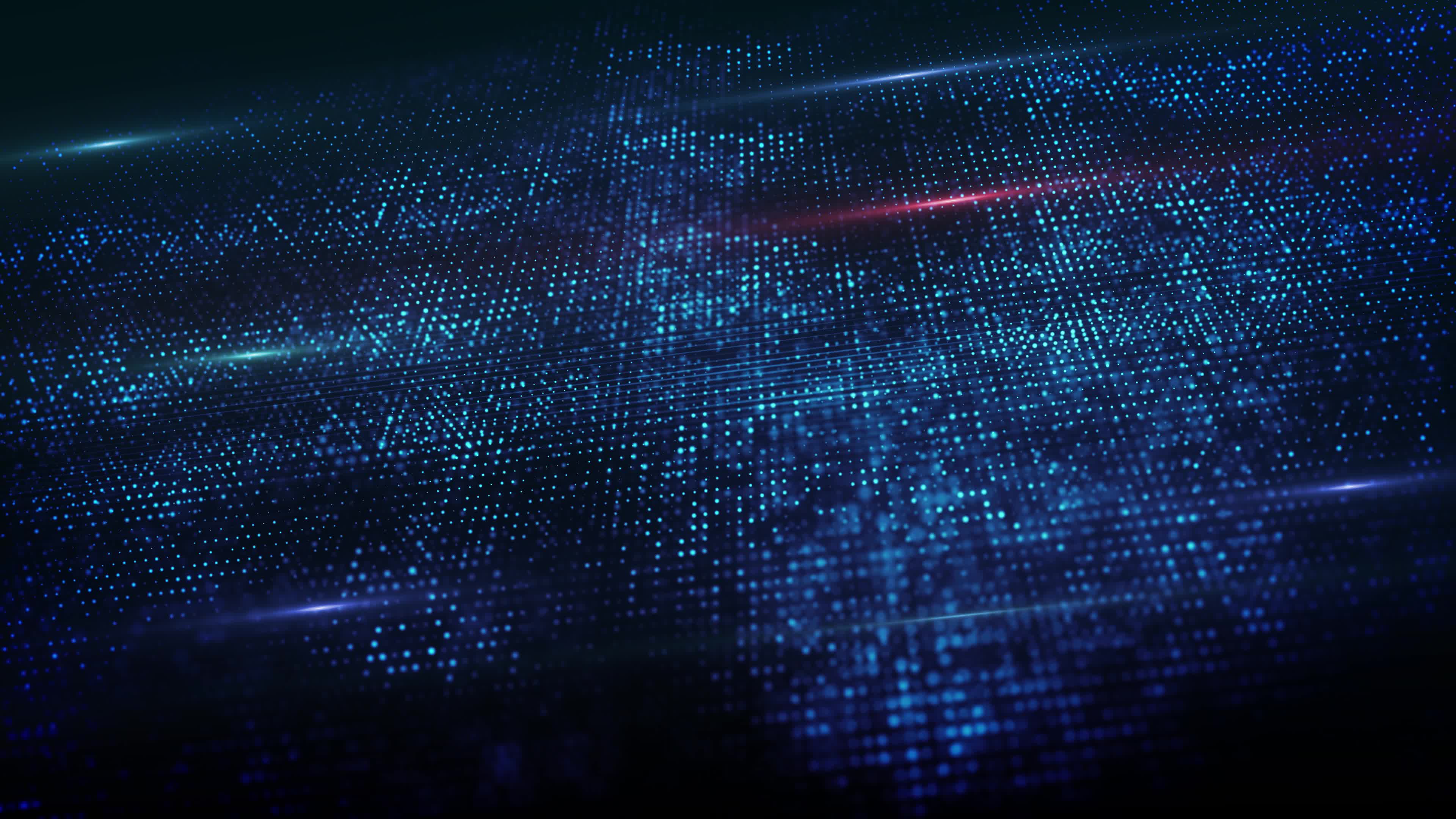 Abstract Flowing Particle Lines Data Concept Background Loop 4718547