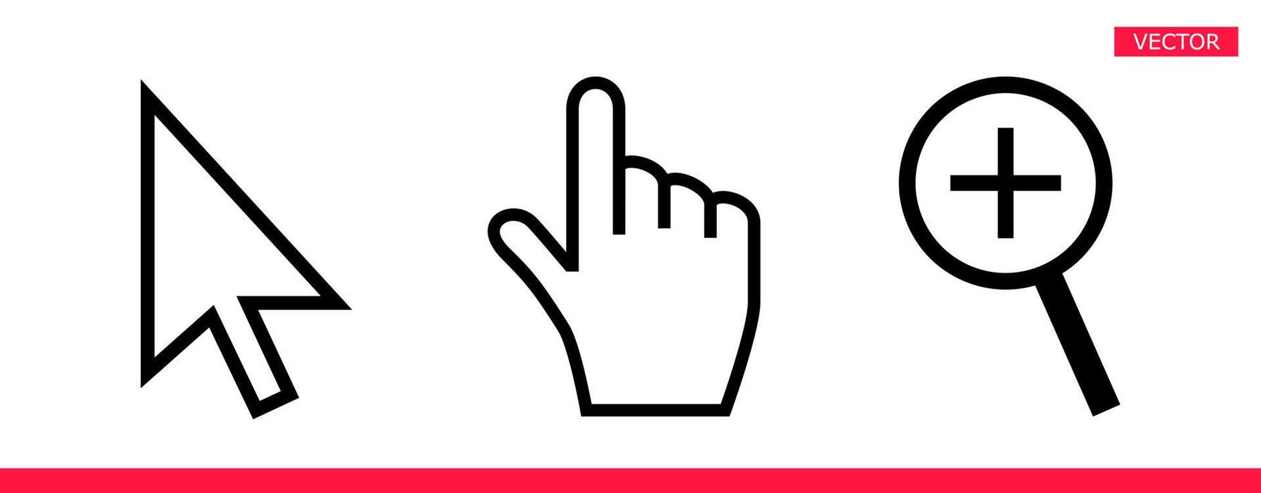 Hand Cursor Vector Art Icons And Graphics For Free Download