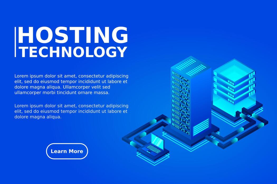 Web Hosting Banner Vector Art Icons And Graphics For Free Download