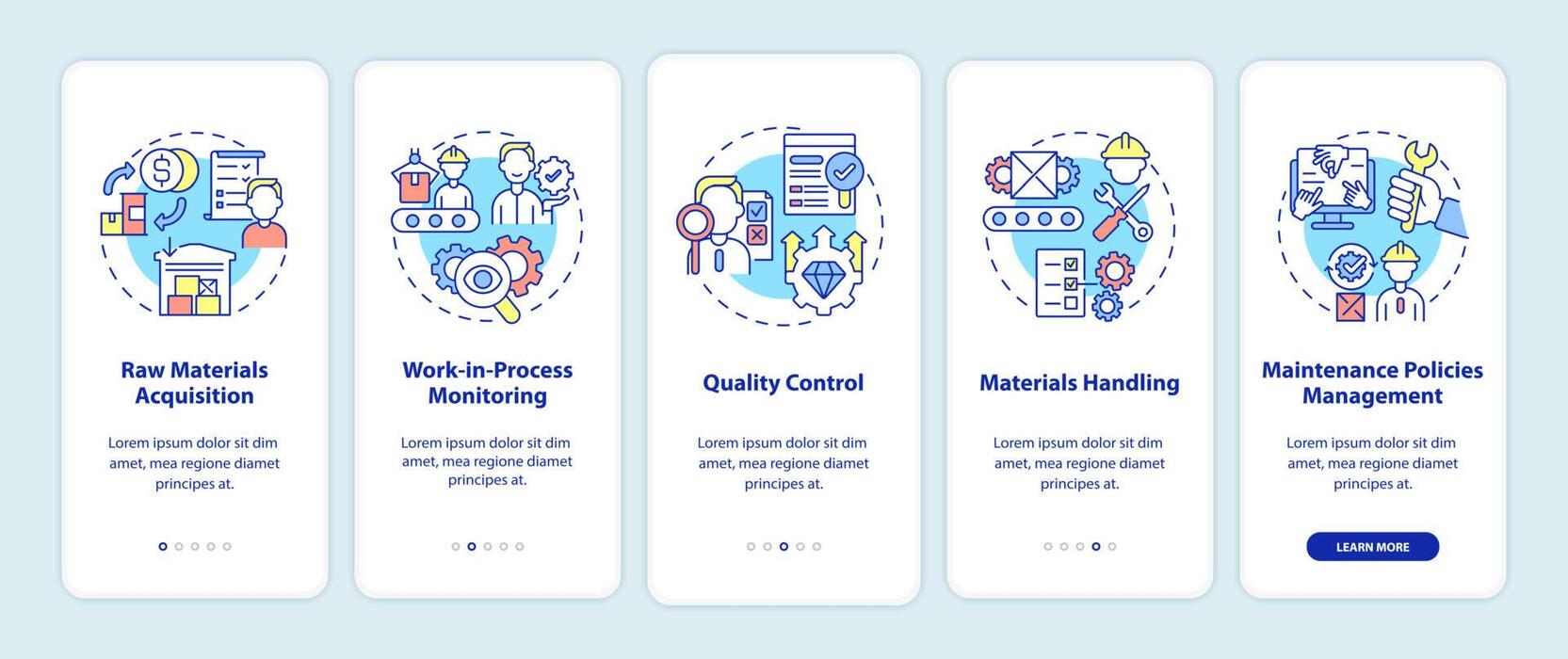 Service Characteristics Gradient Onboarding Mobile App Page Screen Operations Walkthrough 5