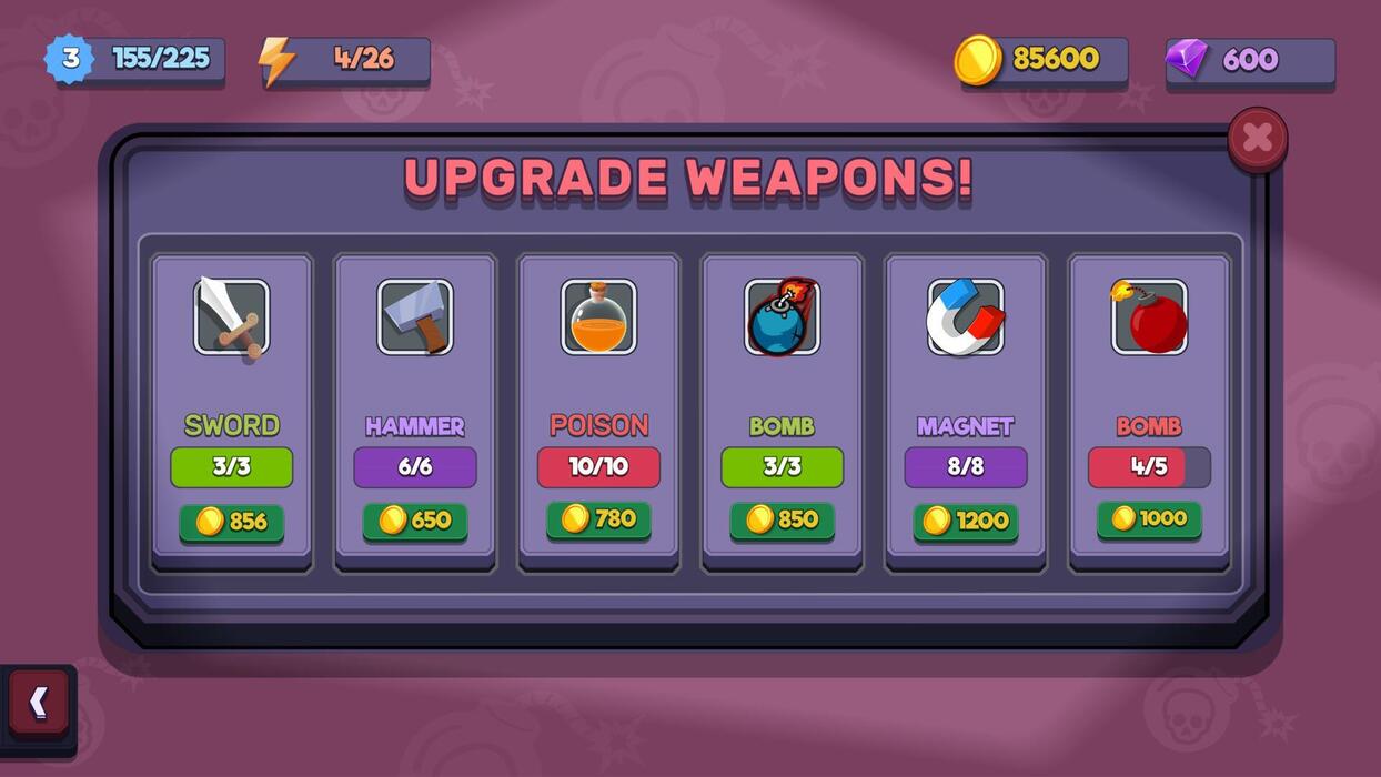 Action Game Ui Kit will Menus, pop up, screens and Game elements ...