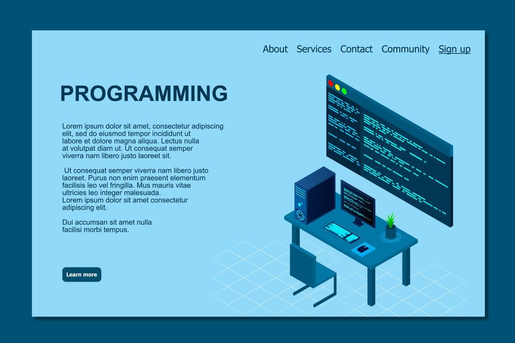 Programming Concept Vector Art, Icons, and Graphics for Free Download