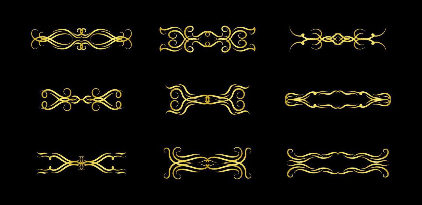 Decorative Ornamental Lines Vector Art, Icons, and Graphics for Free ...
