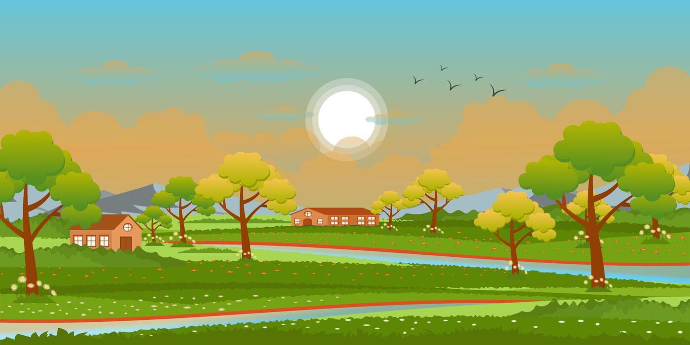 A spring background 4986049 Vector Art at Vecteezy