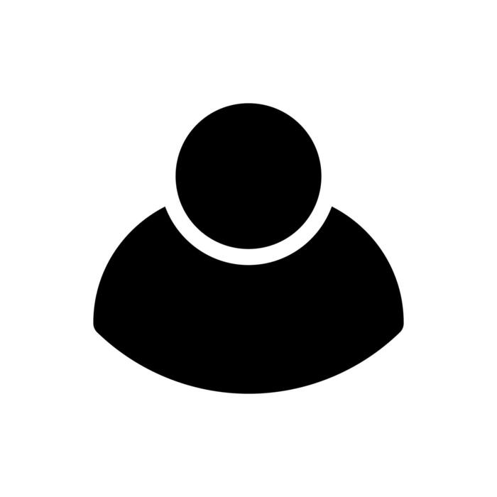 User Icon in trendy flat style isolated on grey background. User symbol ...