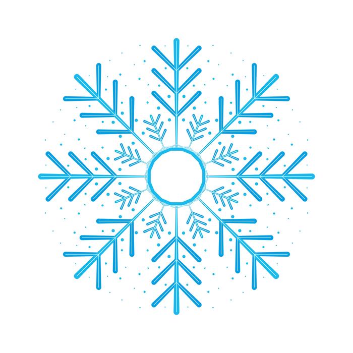 blue snowflake color 5032247 Vector Art at Vecteezy