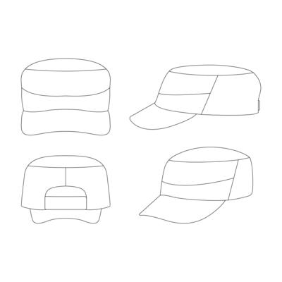 Cap Template Vector Art, Icons, and Graphics for Free Download