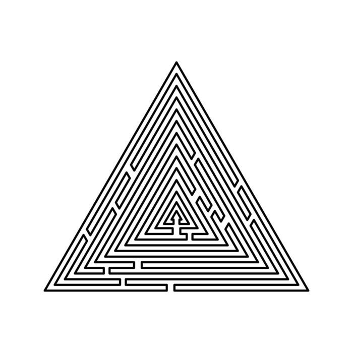 Triangle Maze Vector Art, Icons, and Graphics for Free Download