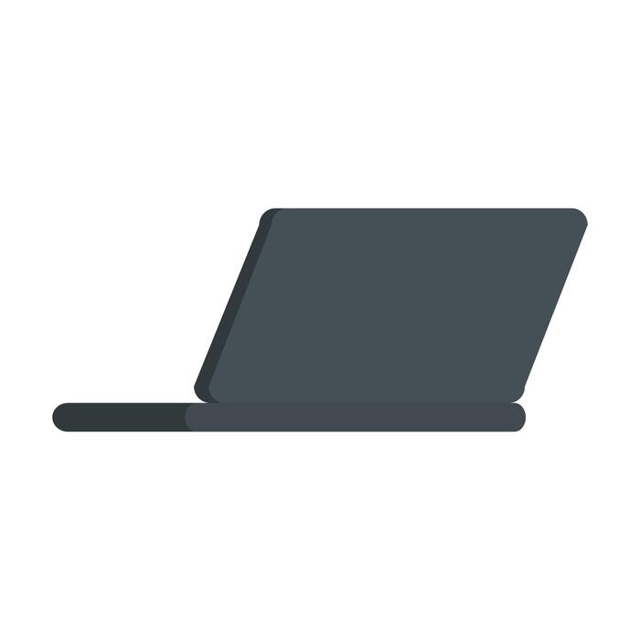 Laptop Back View Vector Art, Icons, and Graphics for Free Download