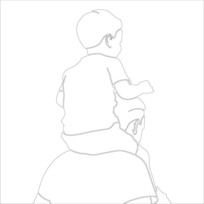 Children Line Drawing Vector Art, Icons, and Graphics for Free Download