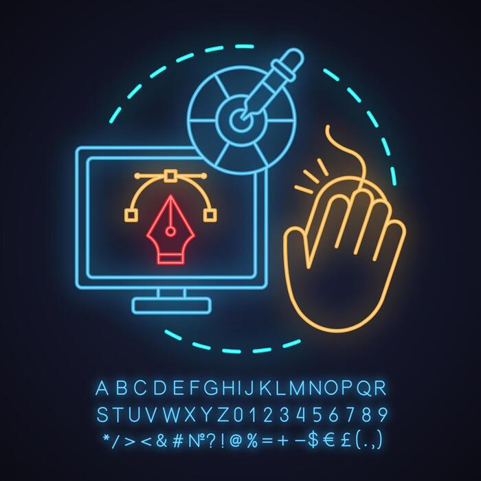 Neon Color Palette Vector Art, Icons, and Graphics for Free Download