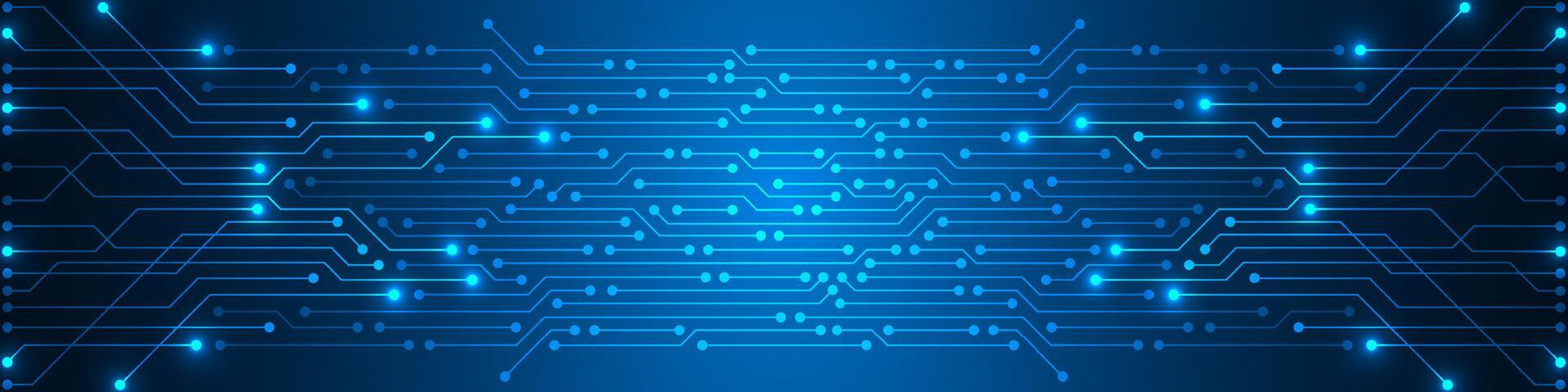 Microchip Technology Background Blue Digital Circuit Board Pattern