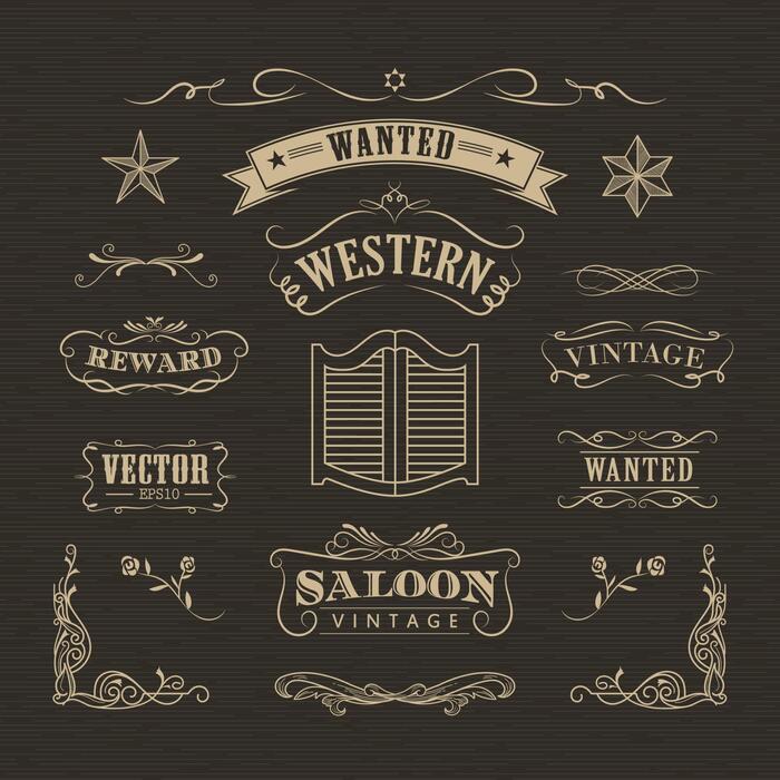 Vintage Western Vector Art, Icons, and Graphics for Free Download