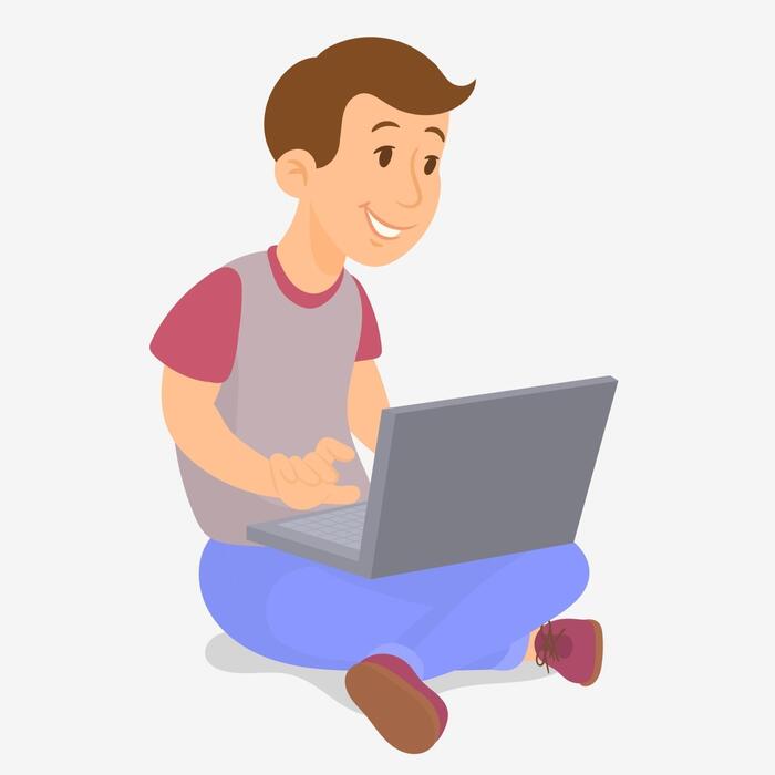 Student Computer Vector Art, Icons, and Graphics for Free Download