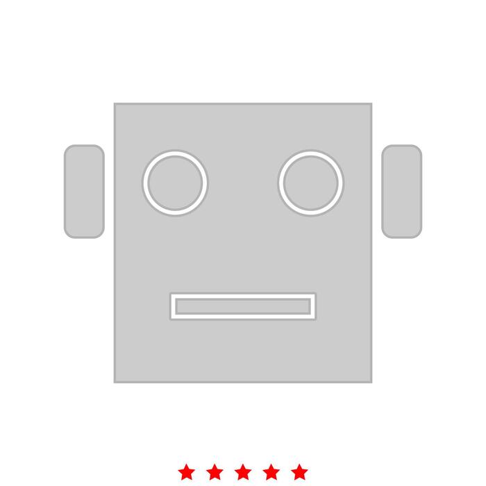 Robot Head Icon Vector Art, Icons, and Graphics for Free Download