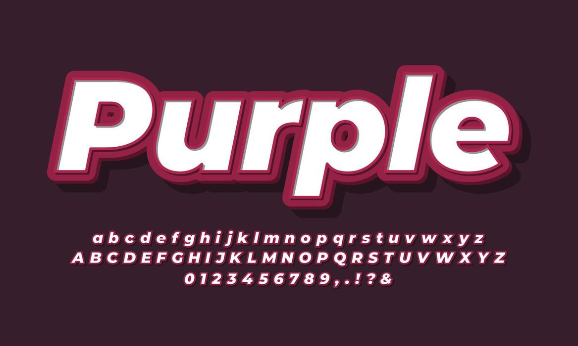 Purple Font Vector Art, Icons, and Graphics for Free Download