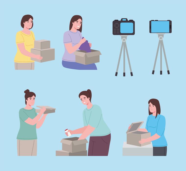 Content Creator Vector Art, Icons, and Graphics for Free Download