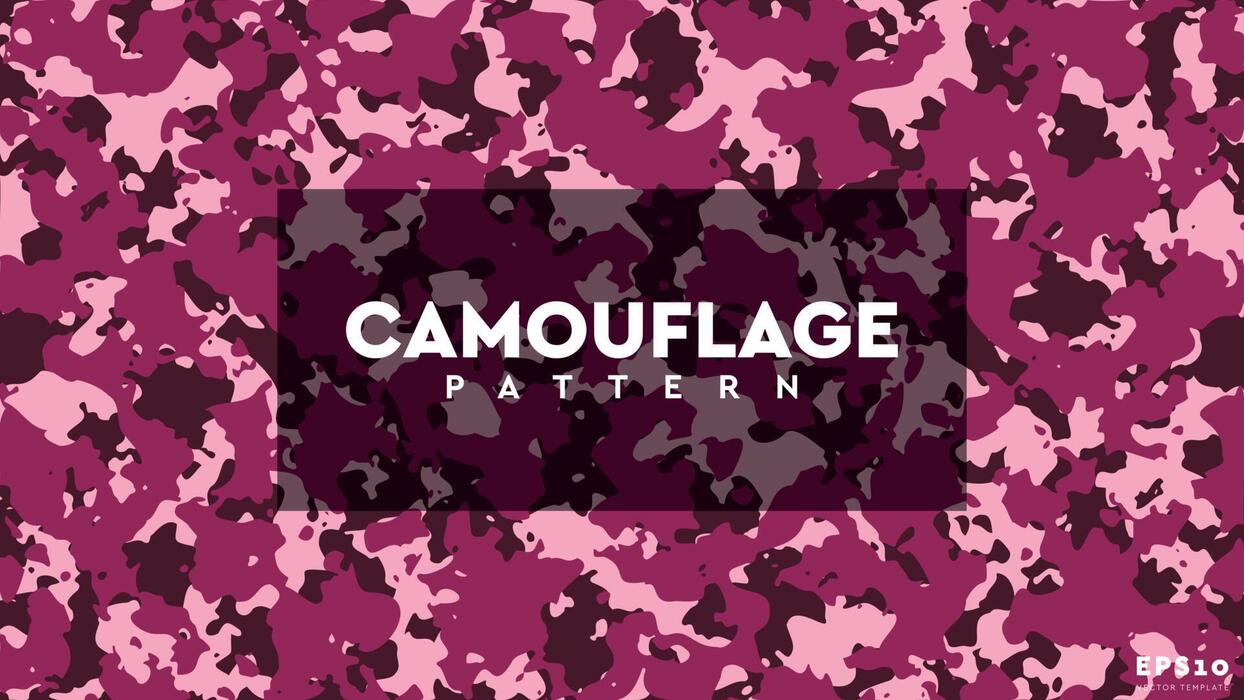 Pink Camo Pattern Vector Art, Icons, and Graphics for Free Download