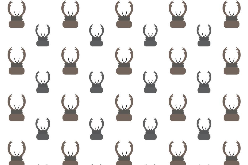 Flat Moose Head Pattern Background 5278707 Vector Art at Vecteezy