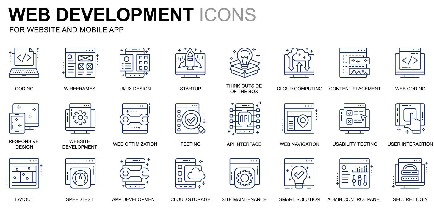 Web Development Vector Art Icons And Graphics For Free Download