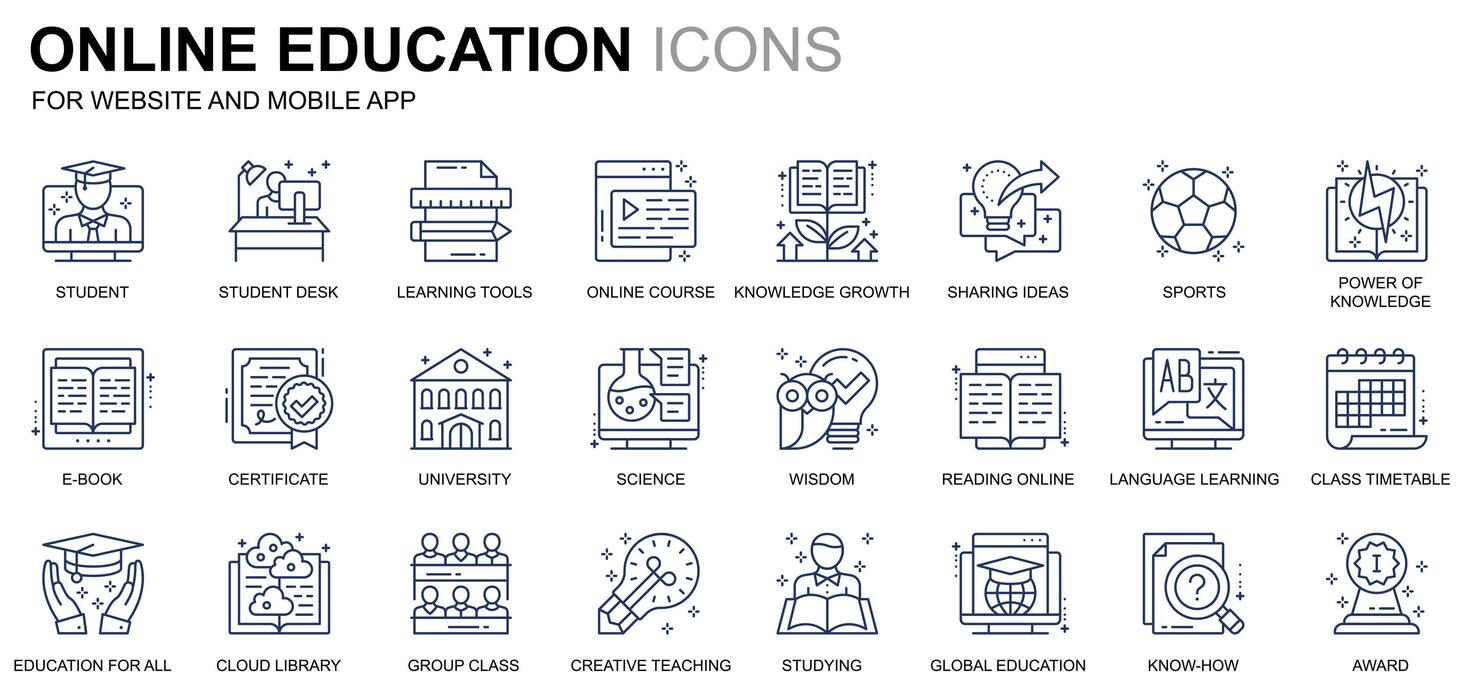 Education Icons Vector Art, Icons, and Graphics for Free Download