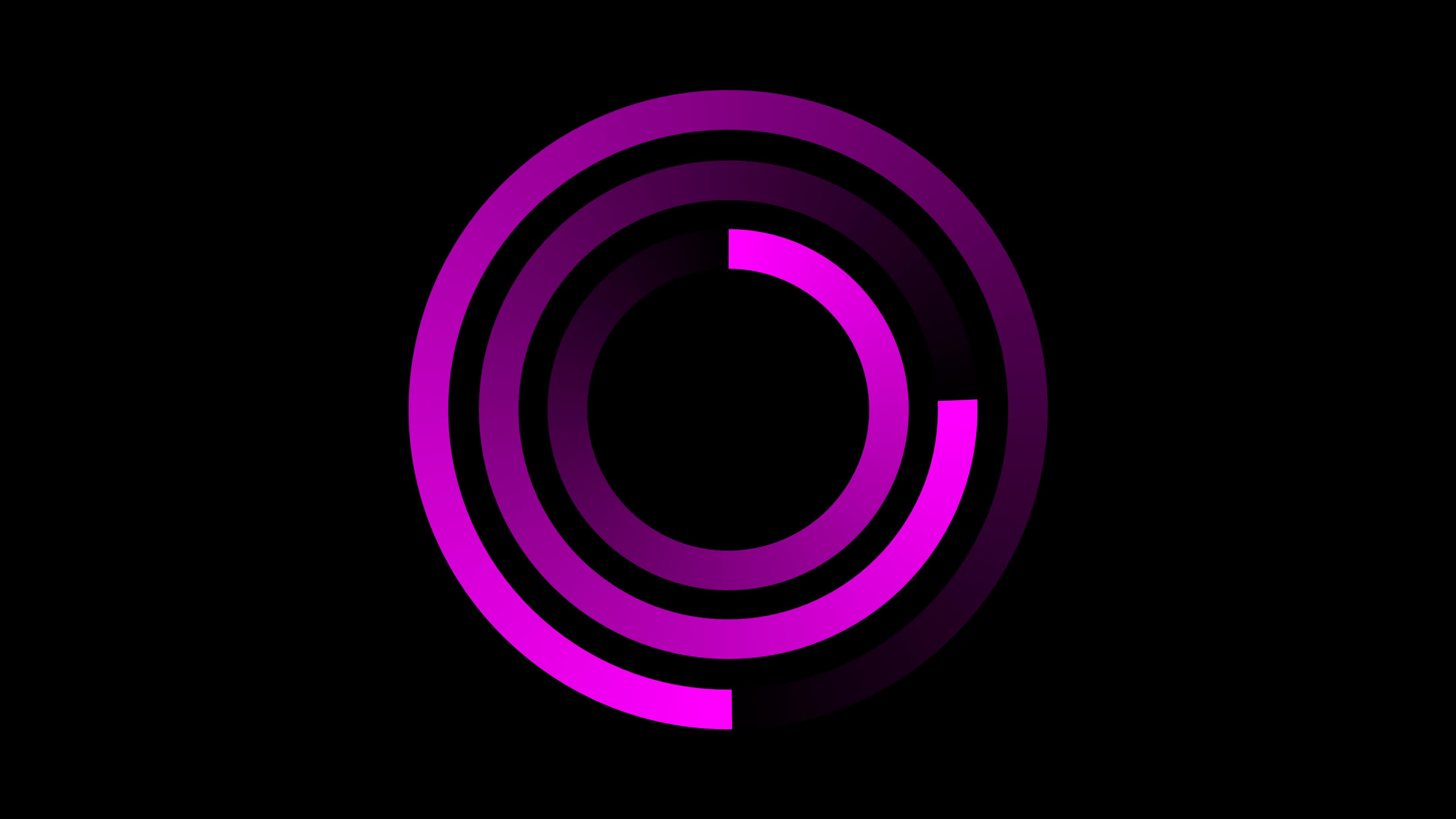 Circle Loading Icon Loop Out Animation With Dark Background 5287290 Stock Video At Vecteezy