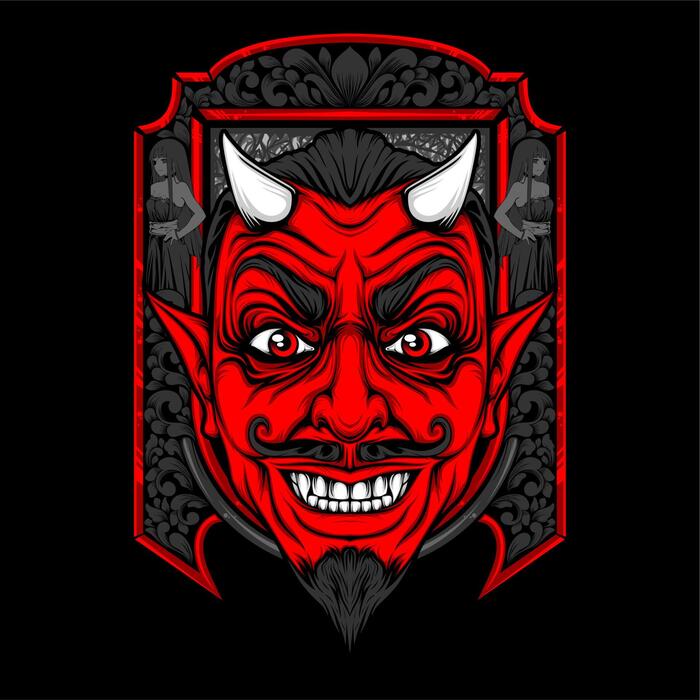 Devil Smile Vector Art, Icons, and Graphics for Free Download