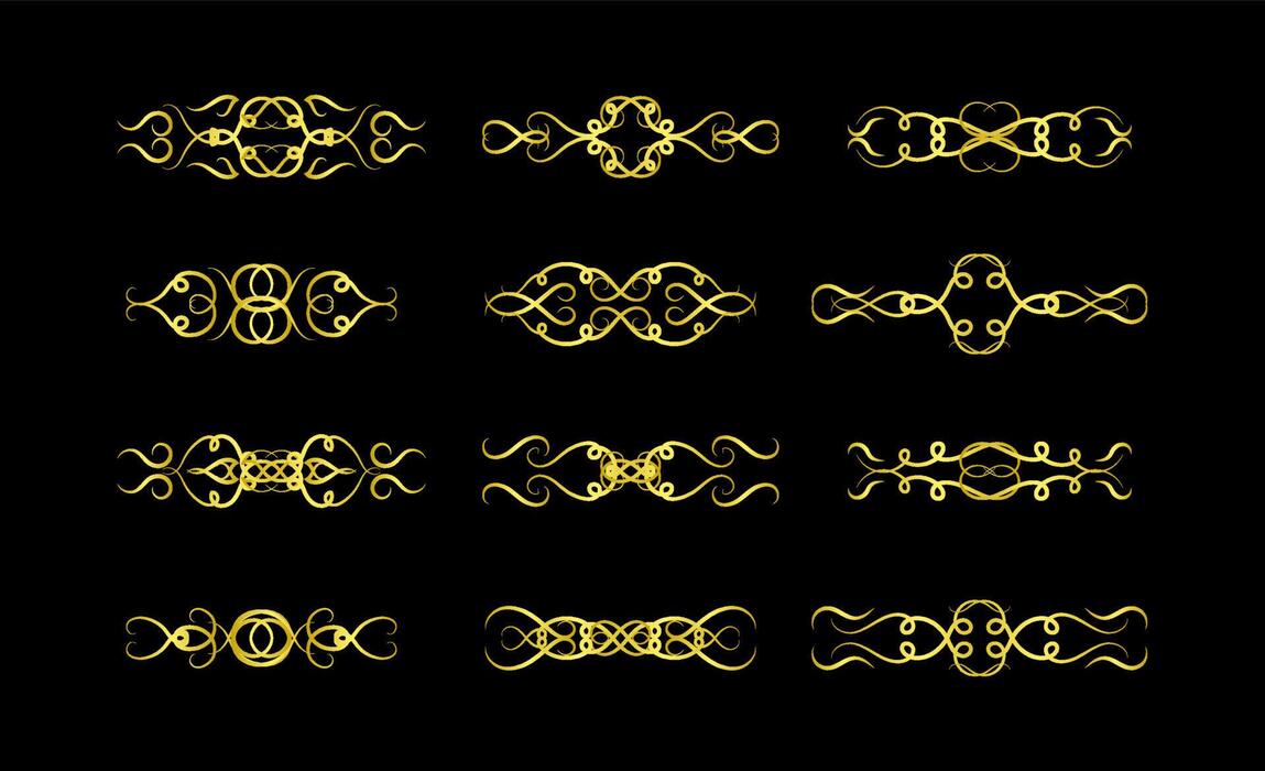 Gold Elements Vector Art, Icons, and Graphics for Free Download