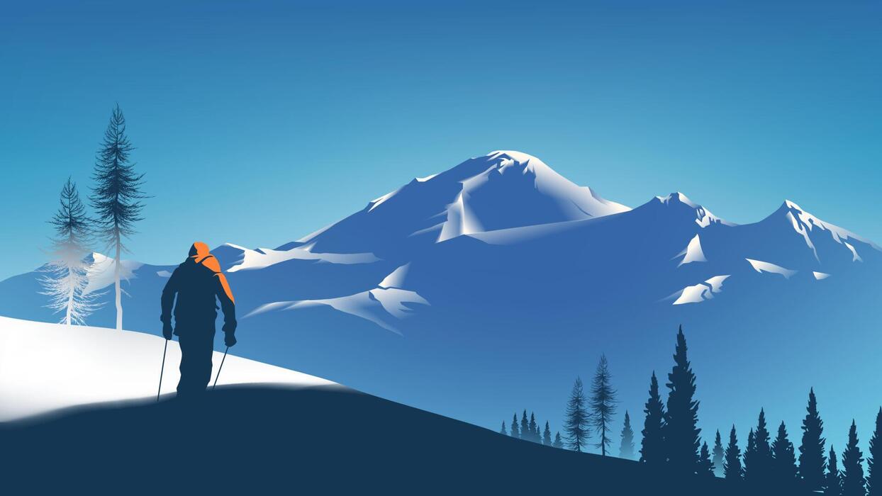 Skier Vector Art, Icons, and Graphics for Free Download