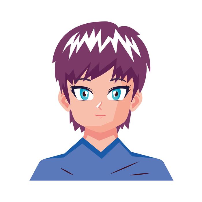 Anime Character Vector Art, Icons, and Graphics for Free Download