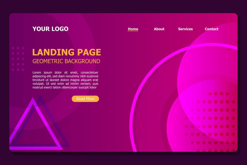 Gradient Landing Page Vector Art, Icons, and Graphics for Free Download