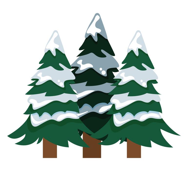 Snowy Pine Tree Vector Art, Icons, and Graphics for Free Download
