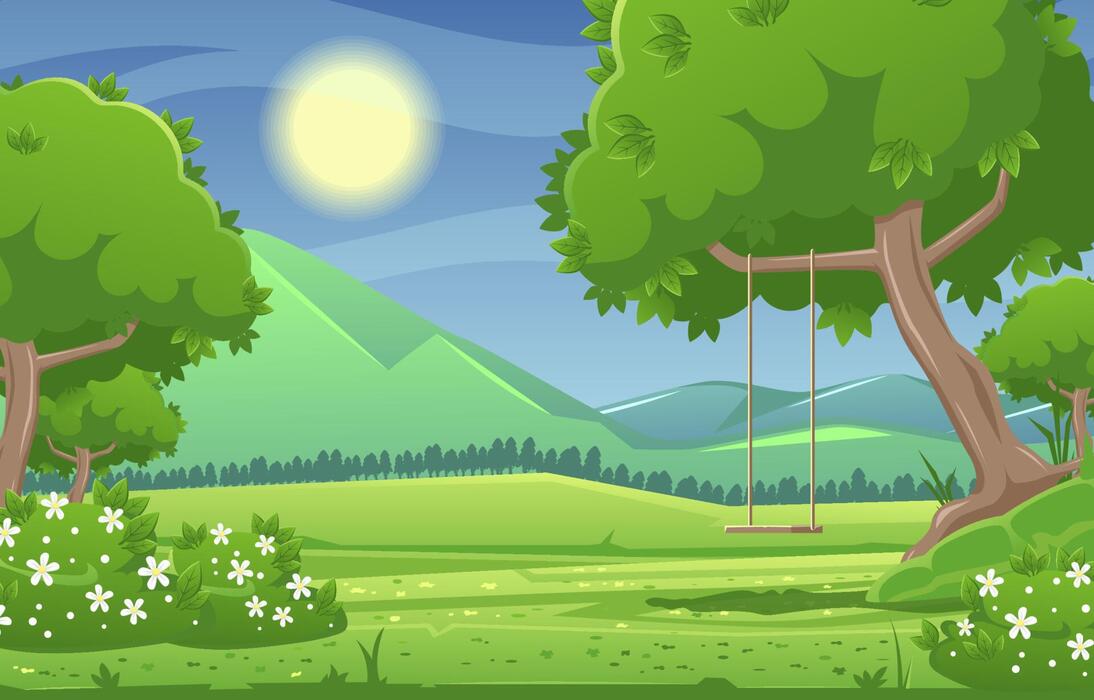 Spring Scene Vector Art, Icons, and Graphics for Free Download