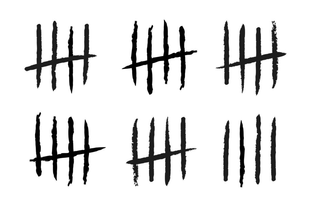 Tally Marks Vector Art, Icons, and Graphics for Free Download